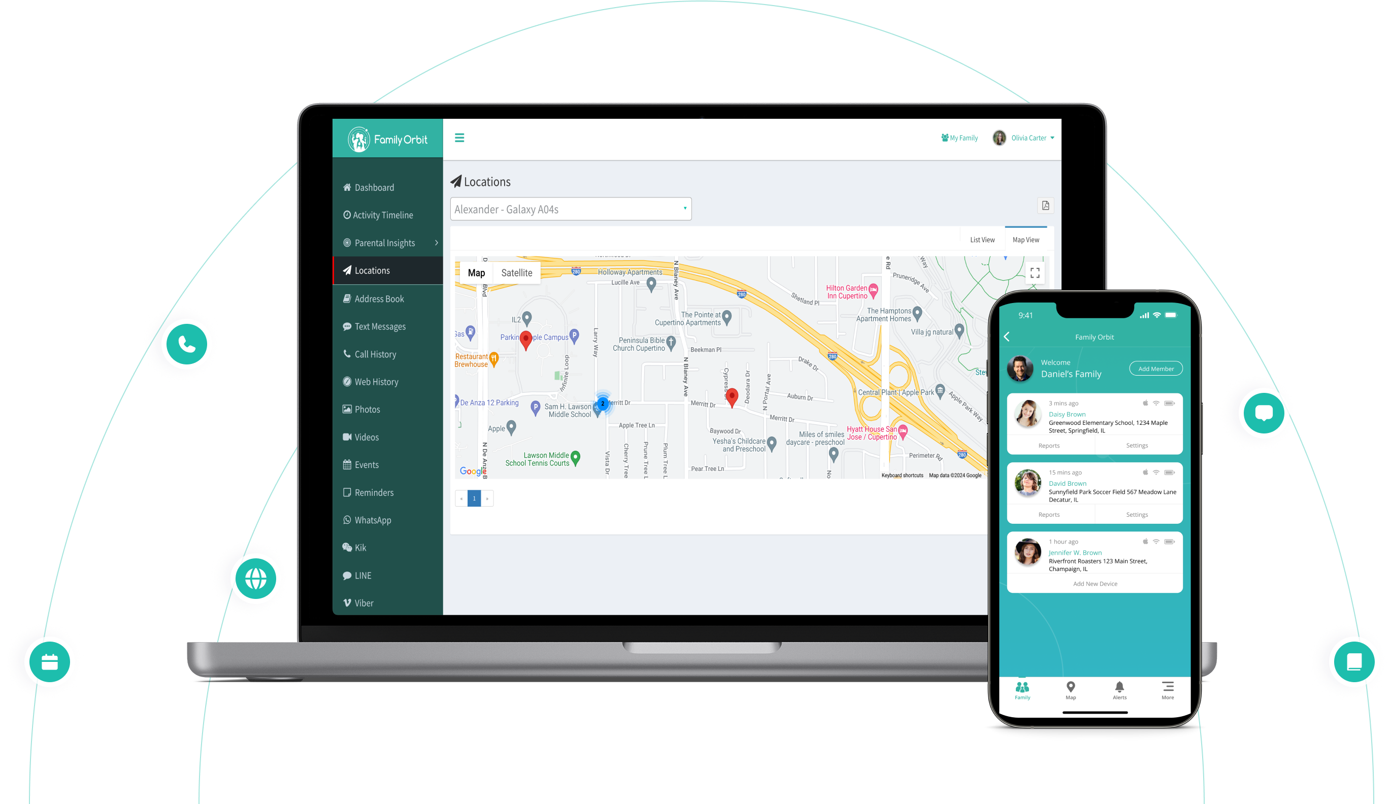 Location Tracker for Ultimate Safety with Family Orbit